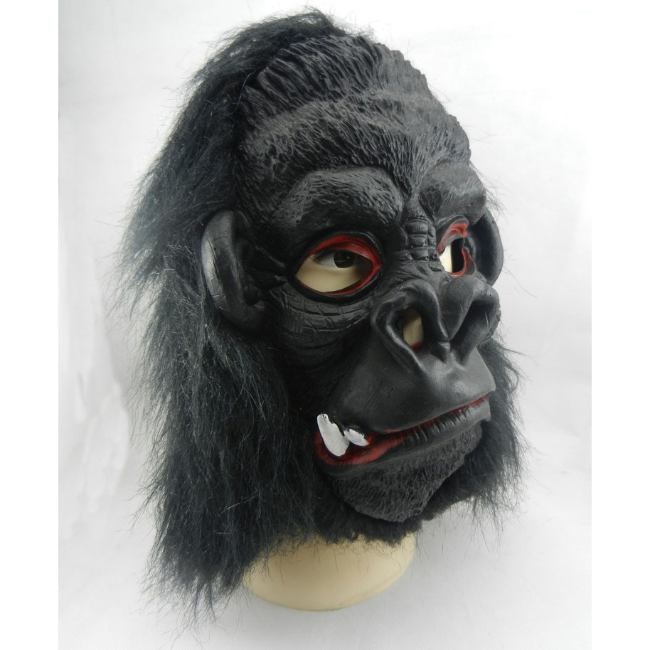 gorilla king kong Chimpanzees monkey orangutan ape gorilla Topeng Latex ...