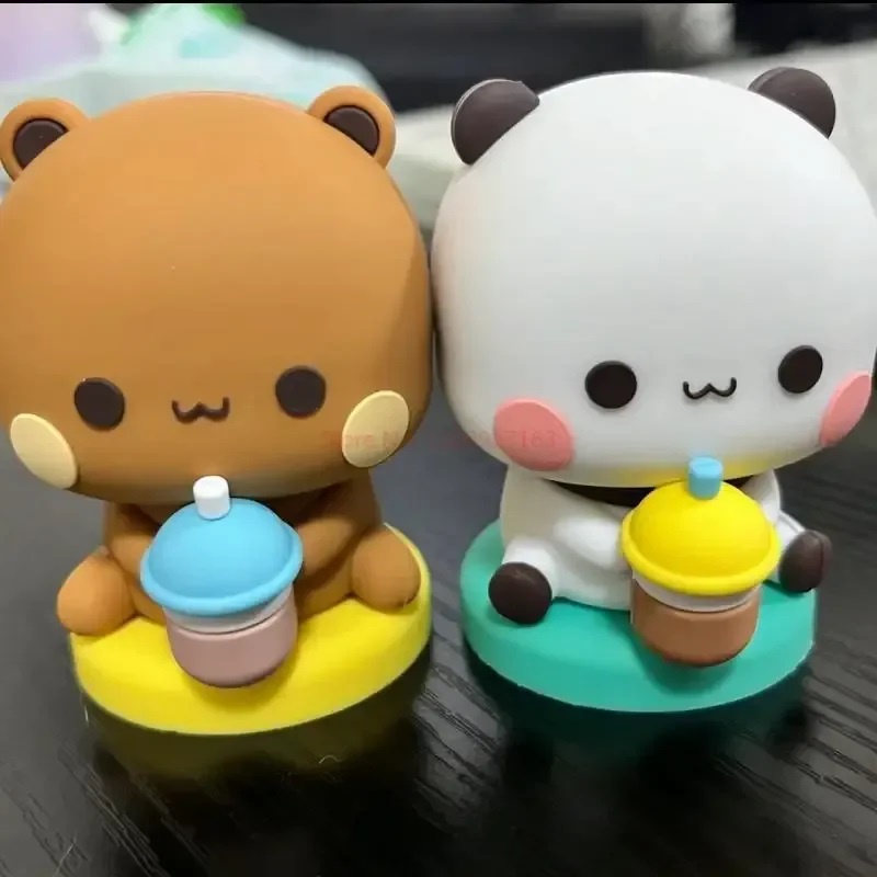Cute Yiers Panda Bubu Dudu Anime Figure Kawaii Bear Action Figures ...