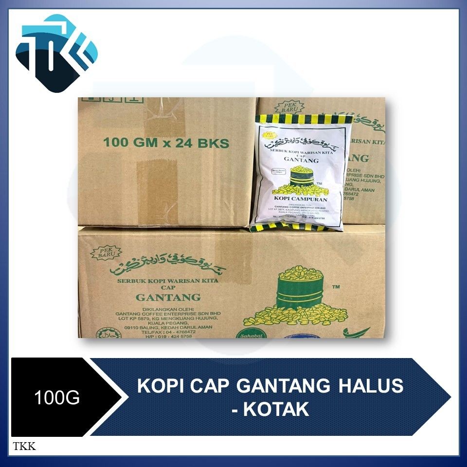 KOPI CAP GANTANG HALUS / KASAR 100G 230G - KOTAK | Shopee Malaysia