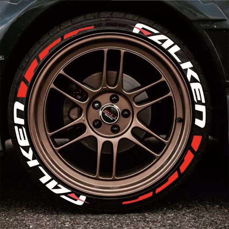 XM-3D tire letters stickers Car Tyre Stickers Lettering Wheel For ...