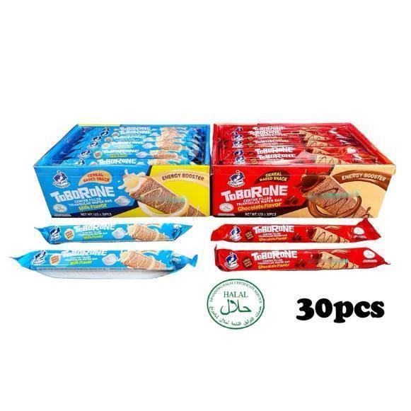 Twinfish Toborone Centre Filled Triangular Wafer Bar Milk/ Chocolate ...