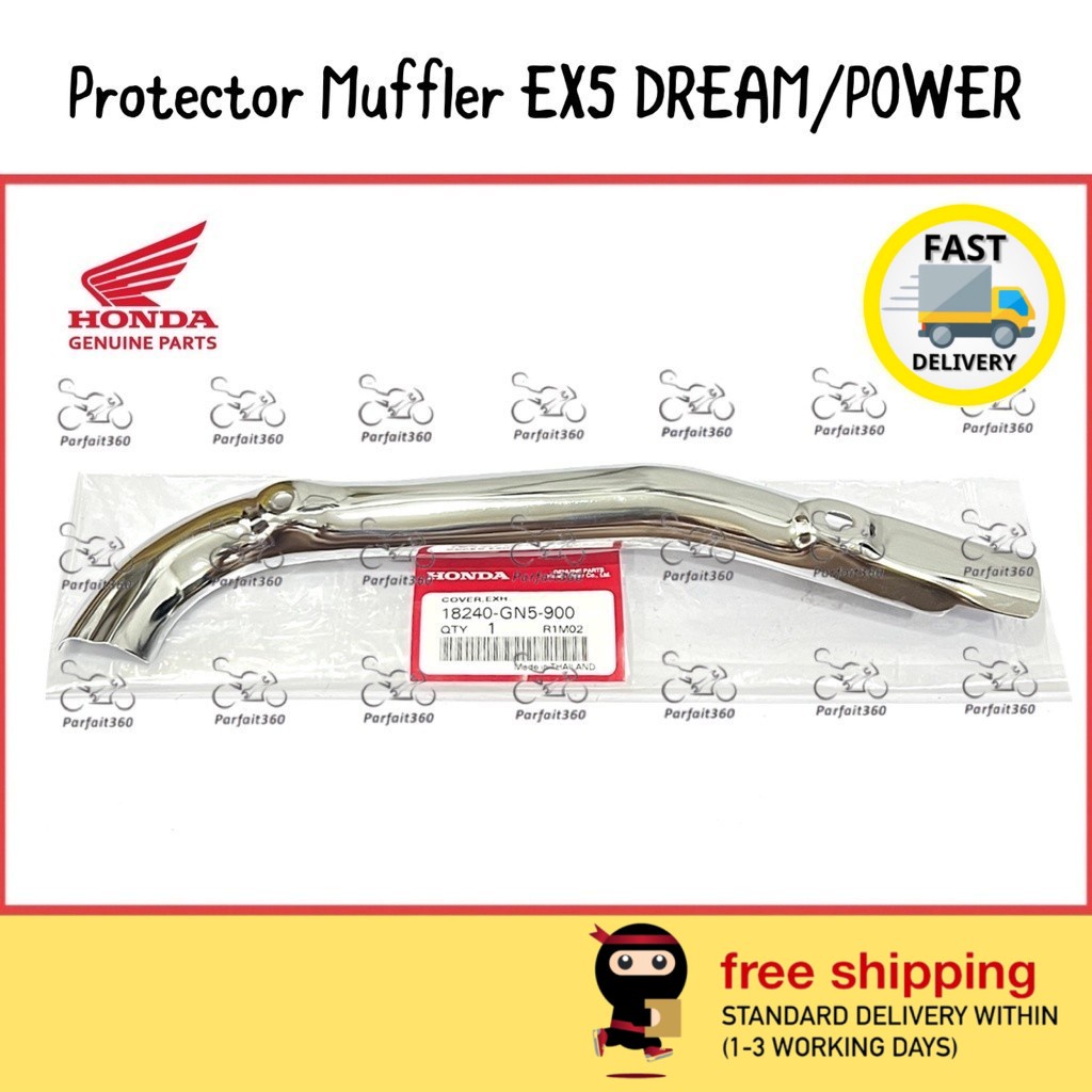 18240-GN5-900 HONDA EX5 DREAM / POWER Protector Muffler / Cover Exhaust ...