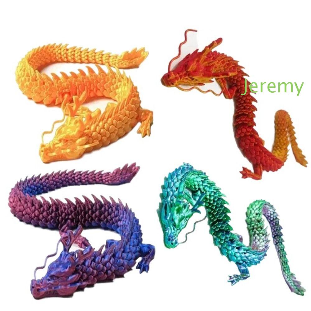 JEREMY1 Articulated Chinese Dragon, 3D Printed Joint Movable Dragon ...