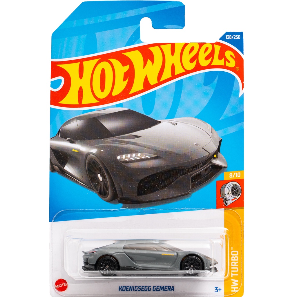 No. 138 KOENIGSEGG GEMERA KOENIGSEGG GEMERA KOENIGSEGG Dark Gray Mattel ...
