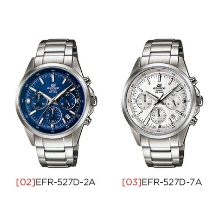 Casio Edifice Original EFR-527D-2A Men Chronograph WR100M EFR-527D ...