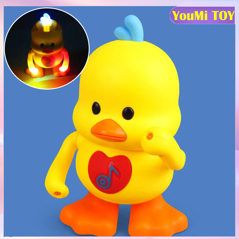 Dancing Duck Toy Walking Yellow Duck Musical Toys Educational Toy ...