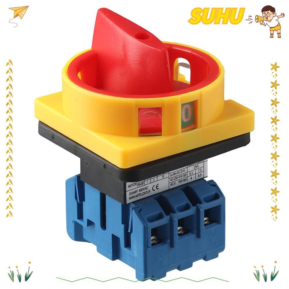 SUHU Rotary Cam Changeover Switch, 2-Position Plastic On- Power Switch ...