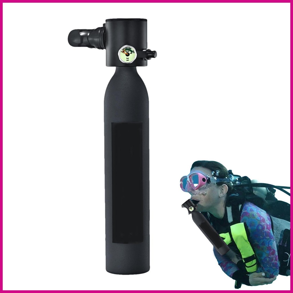 Mini Diving Tank 0.5L Reusable Underwater Breath System Cylinder With ...