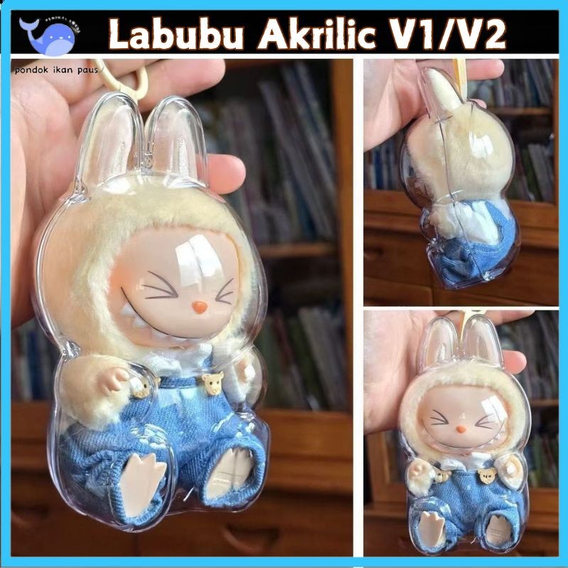 Labubu V2 V1 casing / labubu Protector / thick acrylic labubu case ...