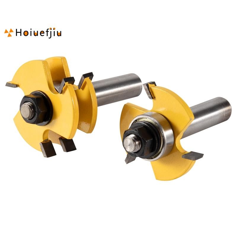 Tongue and Groove Set,Router Bit Set,Wood Door Flooring 3 Teeth ...