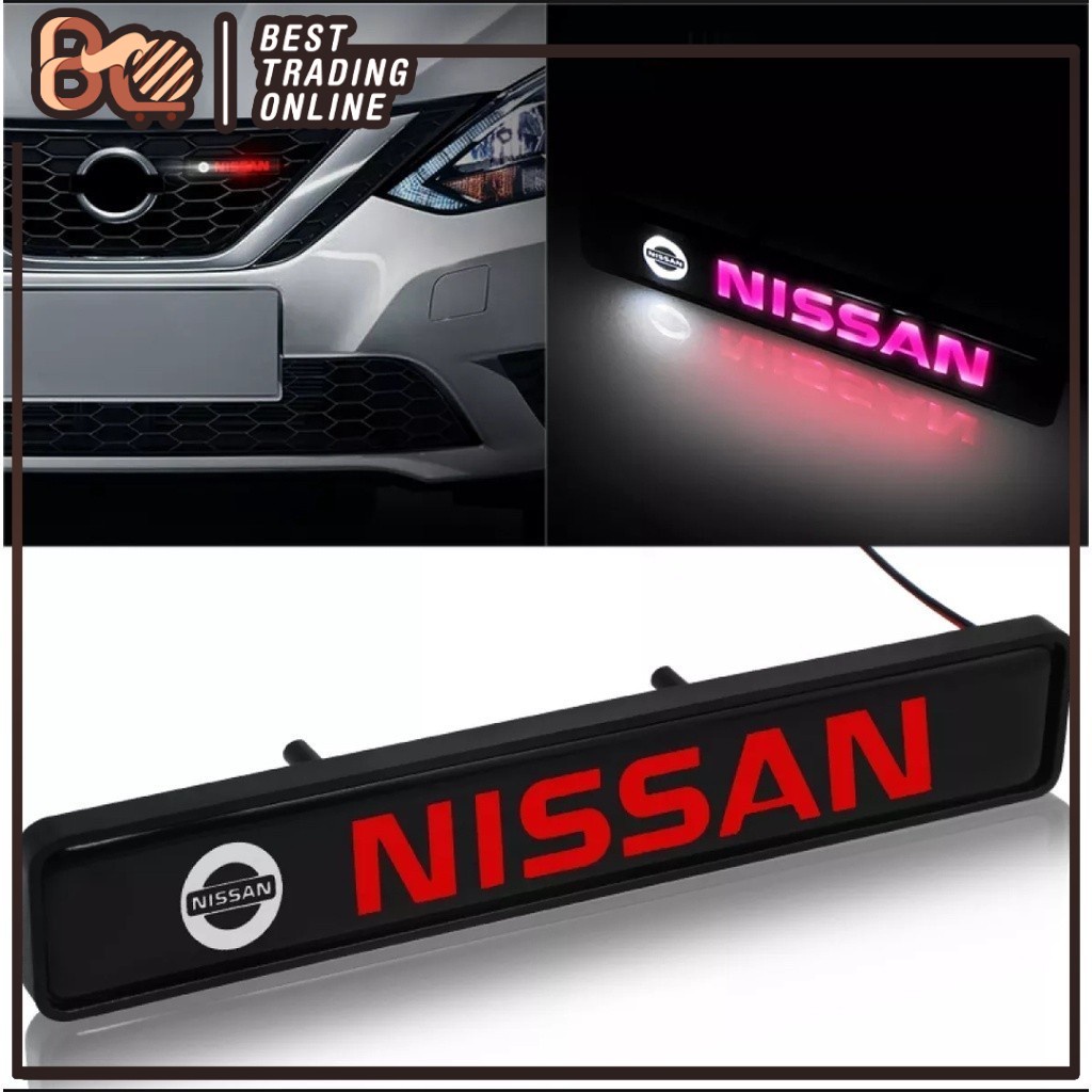 1 PCS FRONT HOOD GRILLE EMBLEM LED LIGHT (NISSAN) | Shopee Malaysia