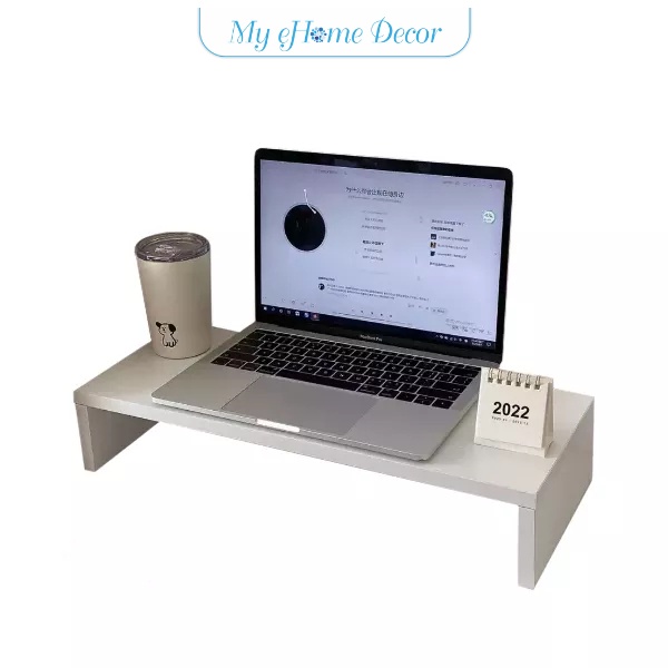 DIY computer Monitor Organizer Desktop height riser extender increased ...