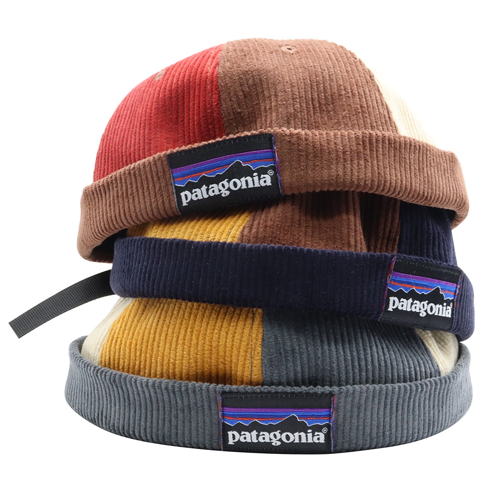 Melon Skin Hats Match Color Corduroy Beanie Hiphop Style for Students ...