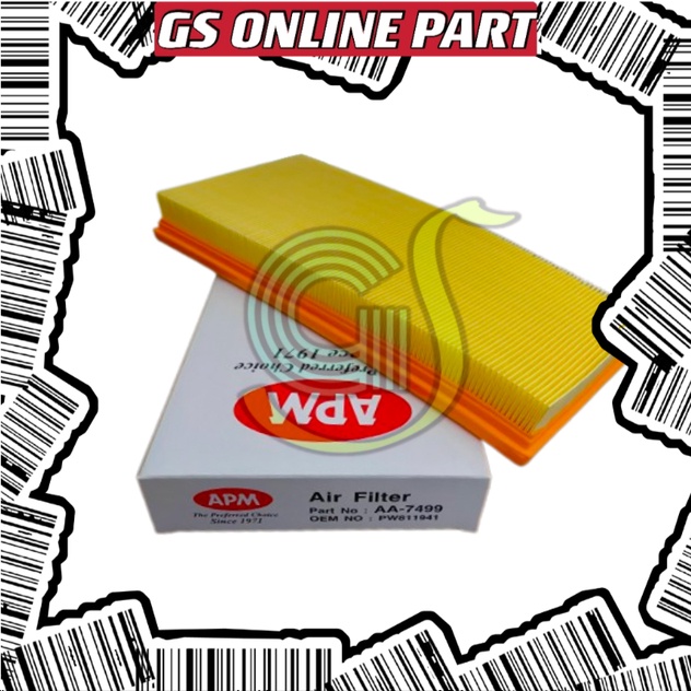 Air Filter Proton Gen2 Waja Campro Satria Neo PW811941 APM ORIGINAL ...