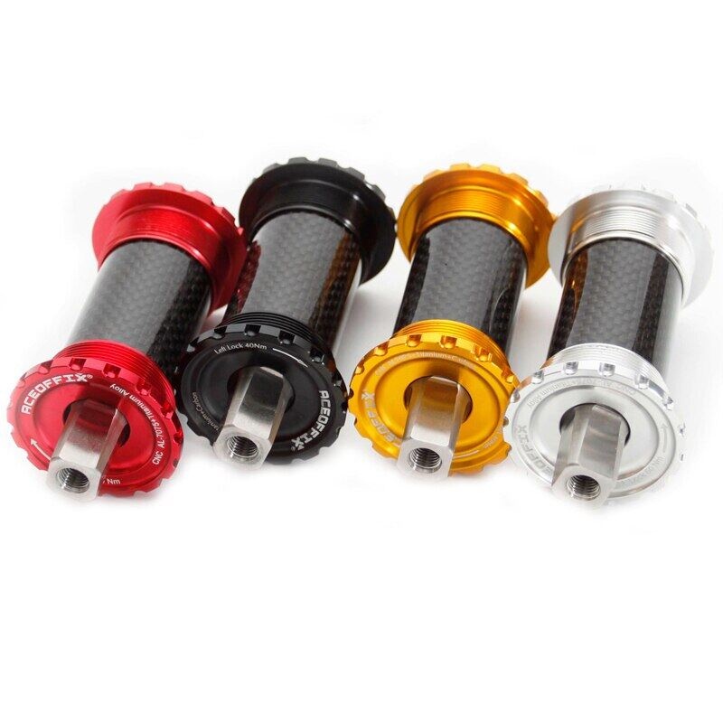 Aceoffix Square Taper Titanium Axle Bottom Bracket 119MM - BLACK ...