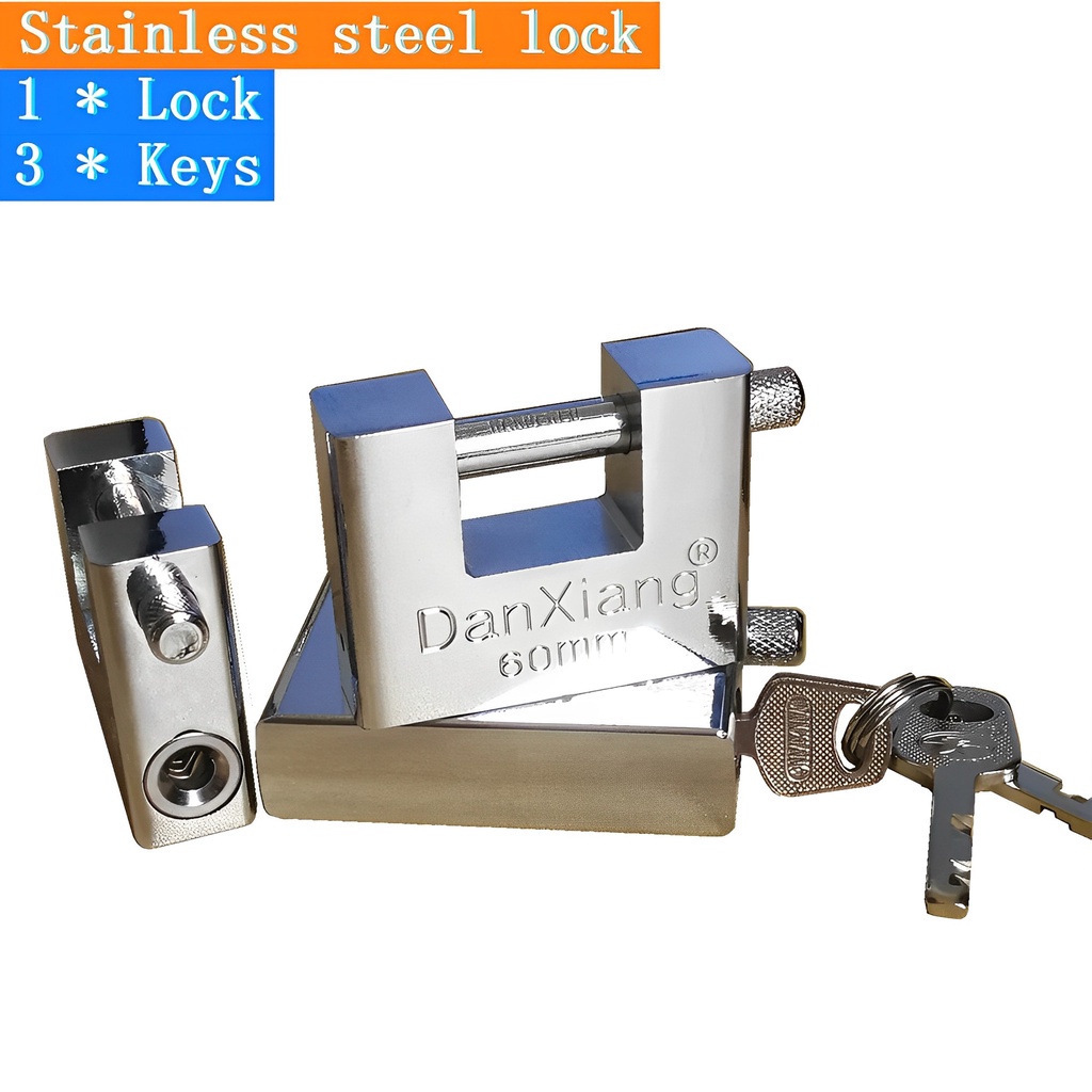 Waterproof Heavy Duty Padlock Horizontal Opening Anti-Shear Anti-Theft ...