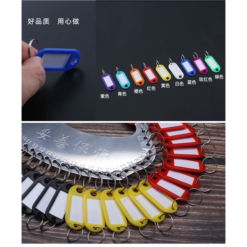 Stainless Steel Key Tray Storage Markable Key Ring Key Ring Board Key ...