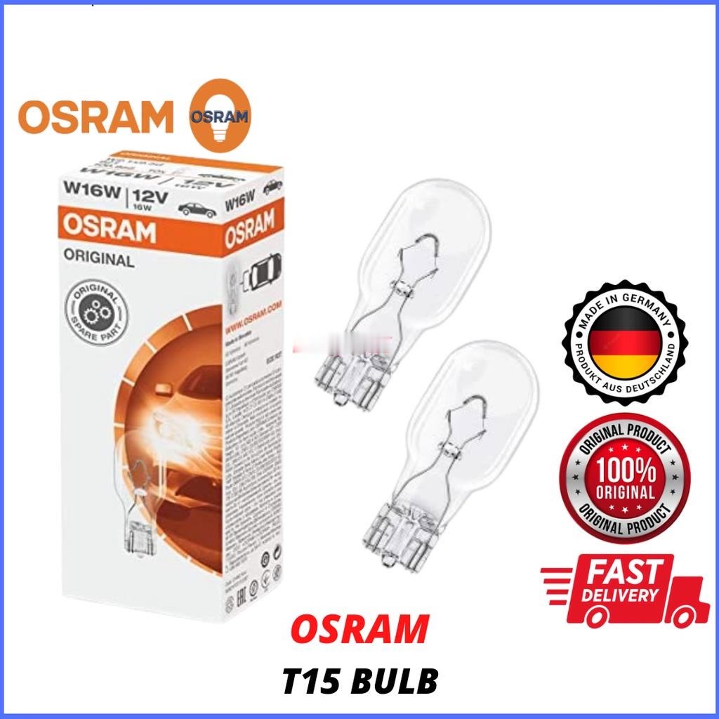 JYK 【Osram】T15 16w 100% Original Halogen Bulb Made in Germany Mentol Lampu 4300k THIRD BRAKE ...