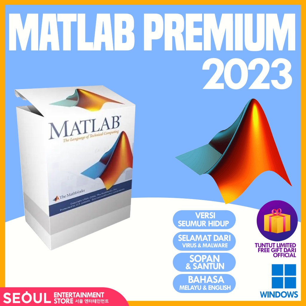 MATLAB WINDOWS PC 🎇 LIFETIME PREMIUM 🎇 EASY INSTALL 🎇 FAST DELIVERY 🎇 SAFE | Shopee Malaysia