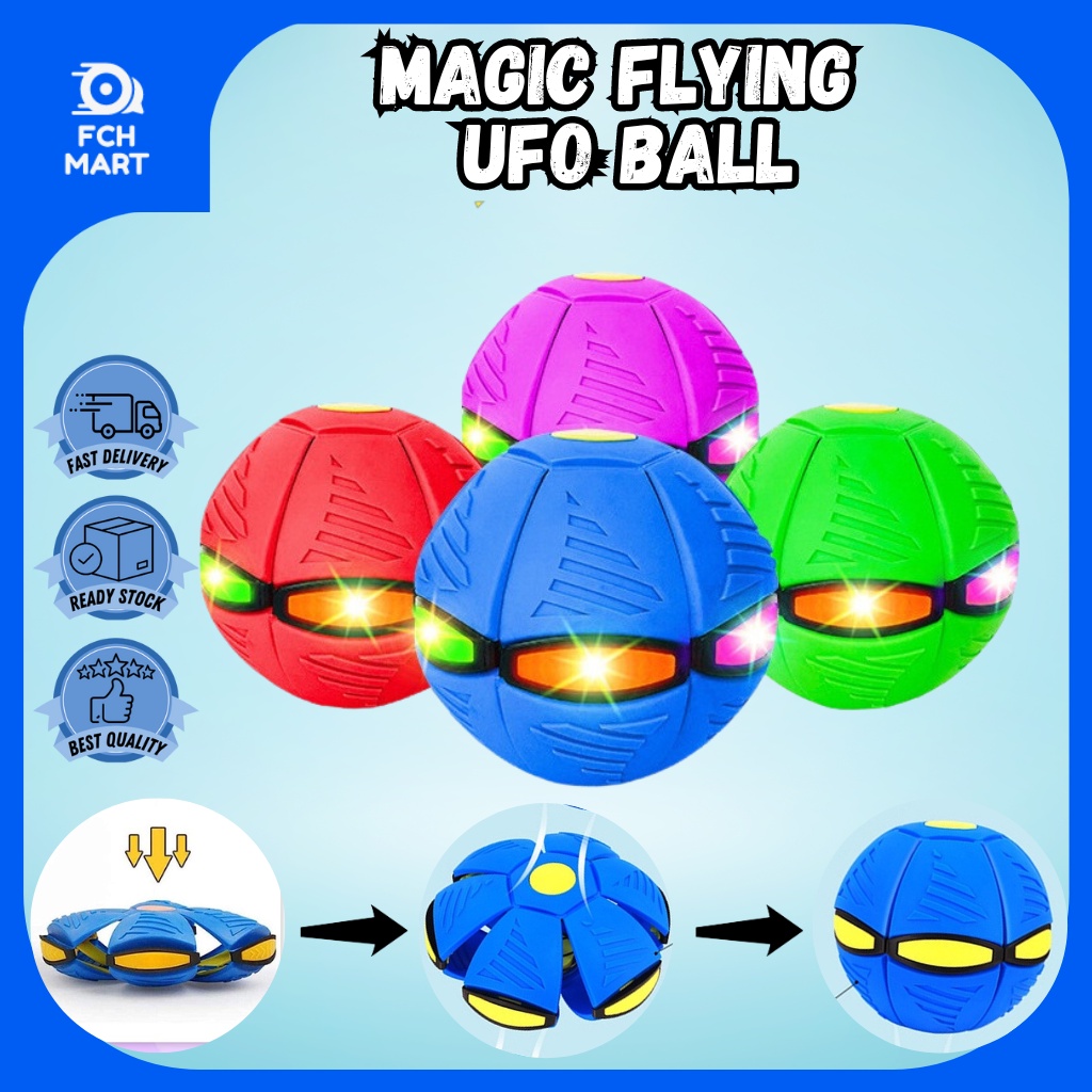 Magic Flying Saucer Ball Bola mechamato UFO ball Flat Throw Disc Ball ...