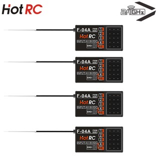 HOTRC 4CH 4 Channel F-04A Receiver Radio Control 2.4GHZ FHSS System 4V ...