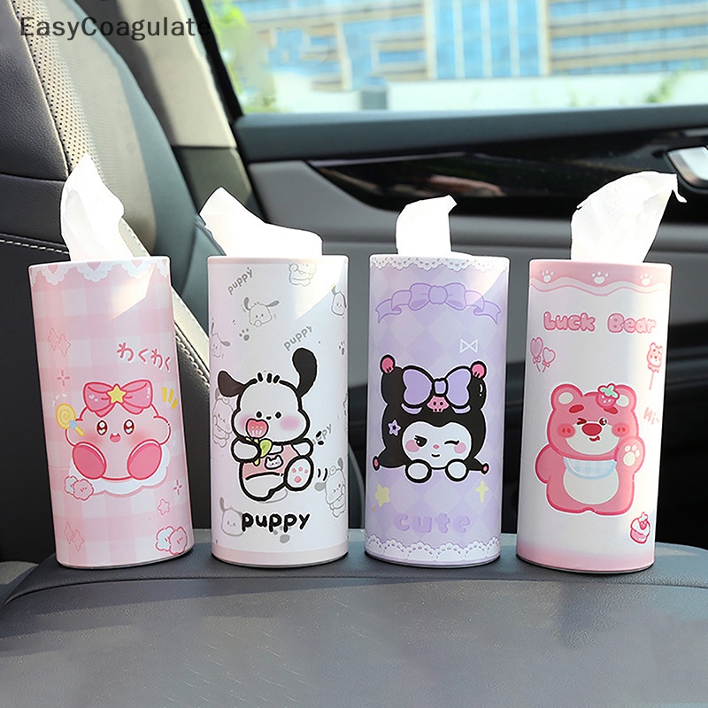 Eas Sanrioed Anime Kuromi Pochacco Kirby Tissue Box Car Tissue Box Auto ...