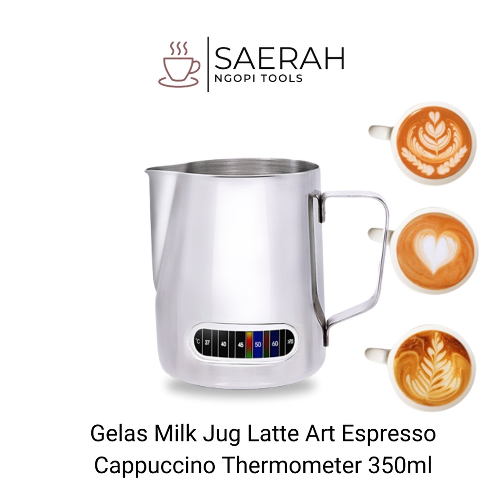 Coffee Pot Milk Jug Espresso Thermometer 350ml | Shopee Malaysia