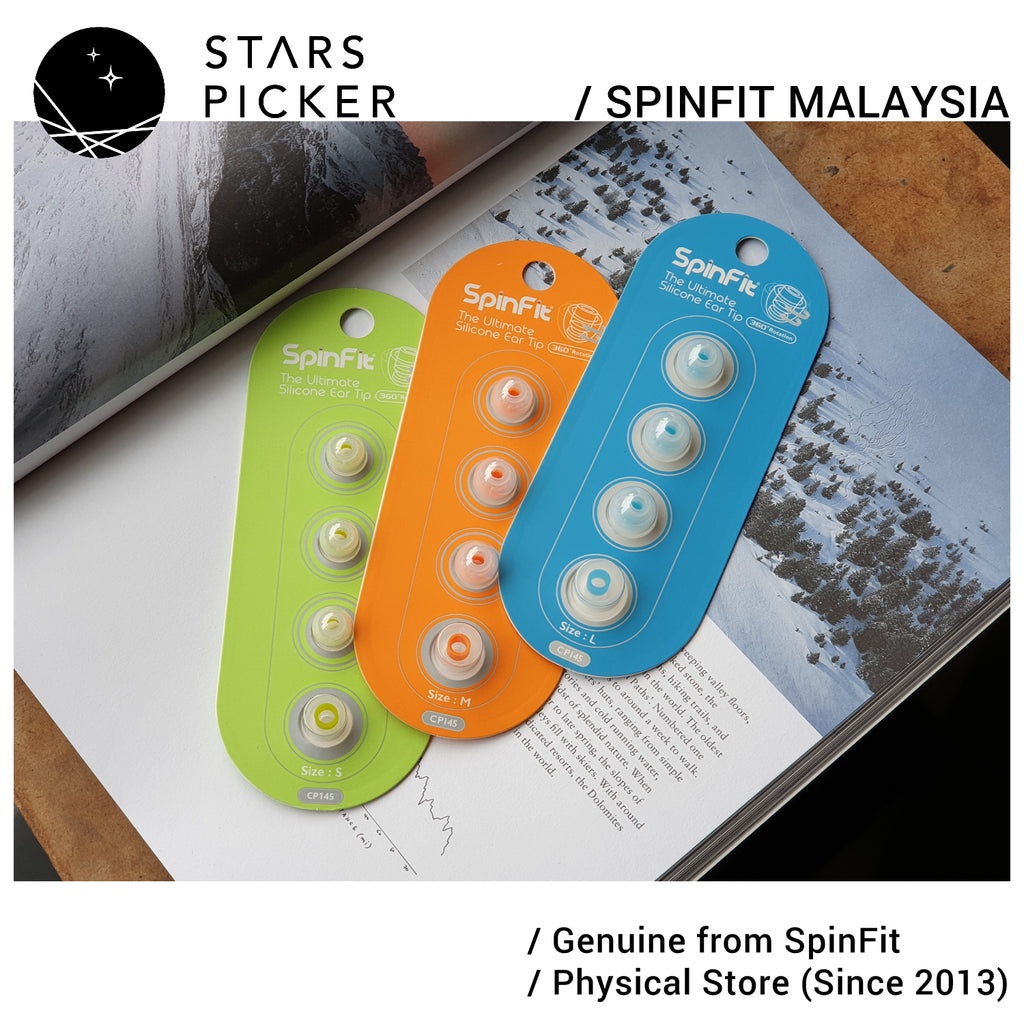 SpinFit CP145 CP-145 Premium Silicon Eartips Ear Tips for In Ear ...