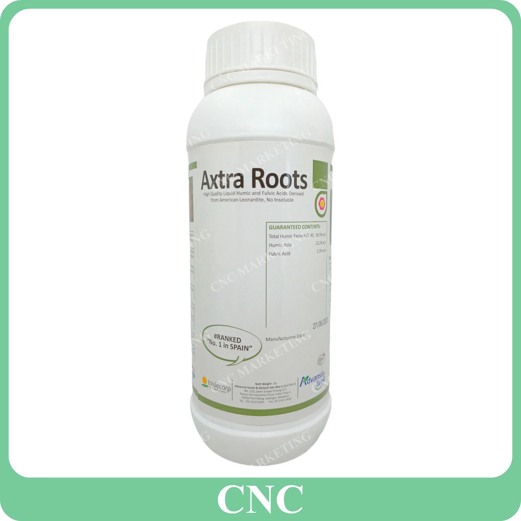 1L Axtra Roots Advansia Biostimulant Liquid Fertilizer Root Soil Baja ...