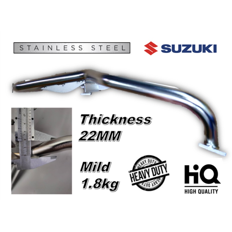 SUZUKI V STROM 800 DE V STROM 1050 XT STAINLESS STEEL TOP BOX TAIL RACK ...