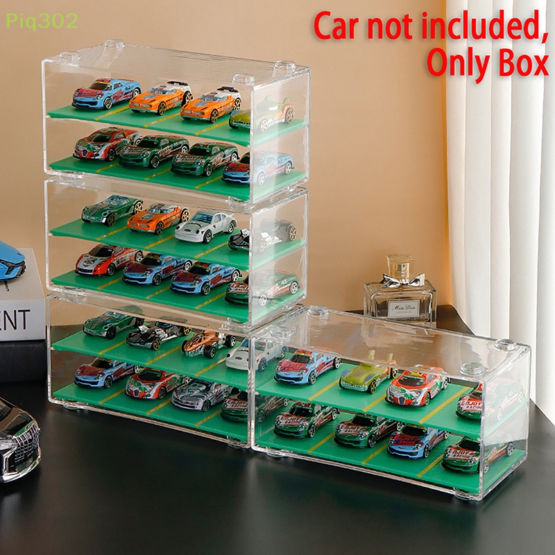 Piq302 Cars Diecast Storage Acrylic Dustproof Box 1:64 For Hot Wheels ...