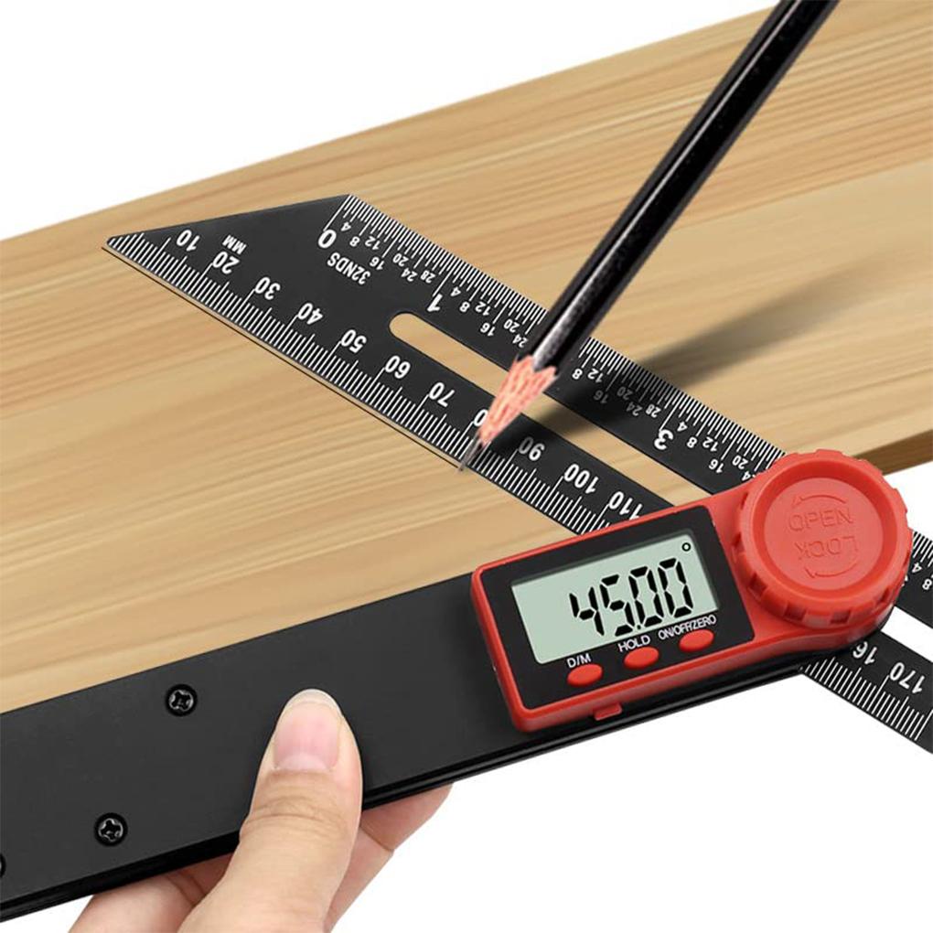 Nylon Digital Angle Protractor Protractor Digital For Woodworking ...