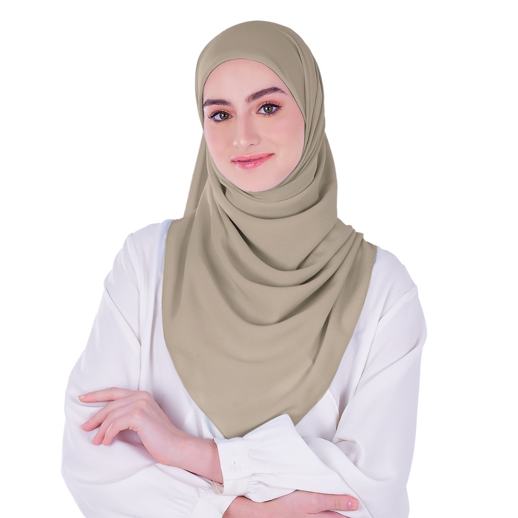 naelofar Dotty Textured Chiffon Square | Shopee Malaysia