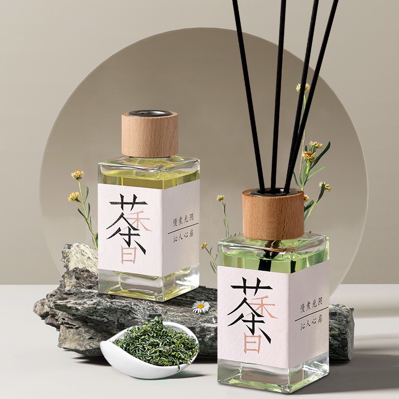 Tea Fragrance Reed Diffuser 100ml Air Freshener Car Fragrance Portable ...