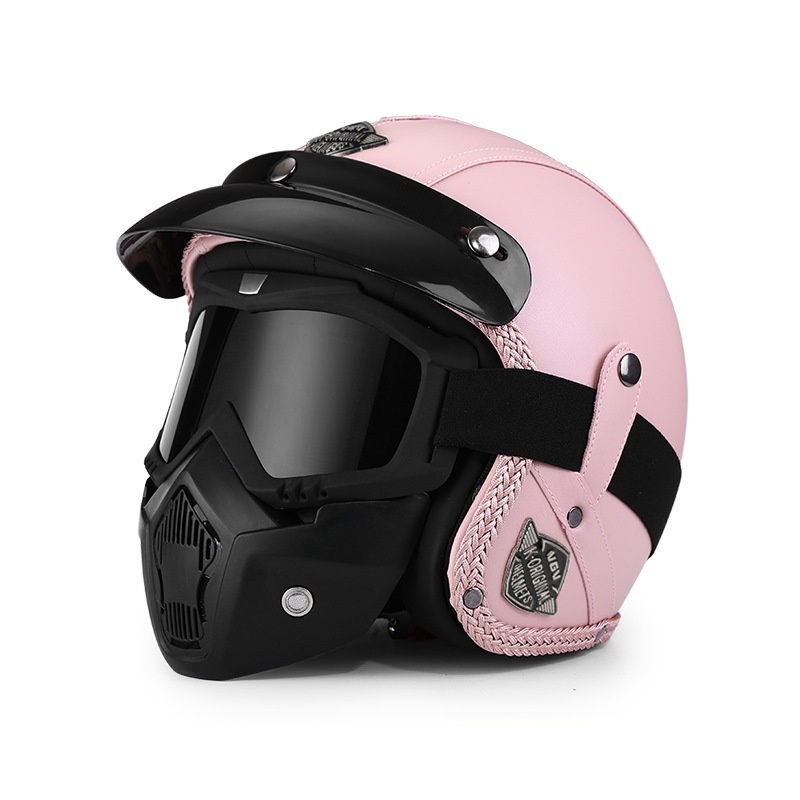 Retro Motorcycle Helmet🔥special offer🔥 VGV Official Genuine Harley Full ...