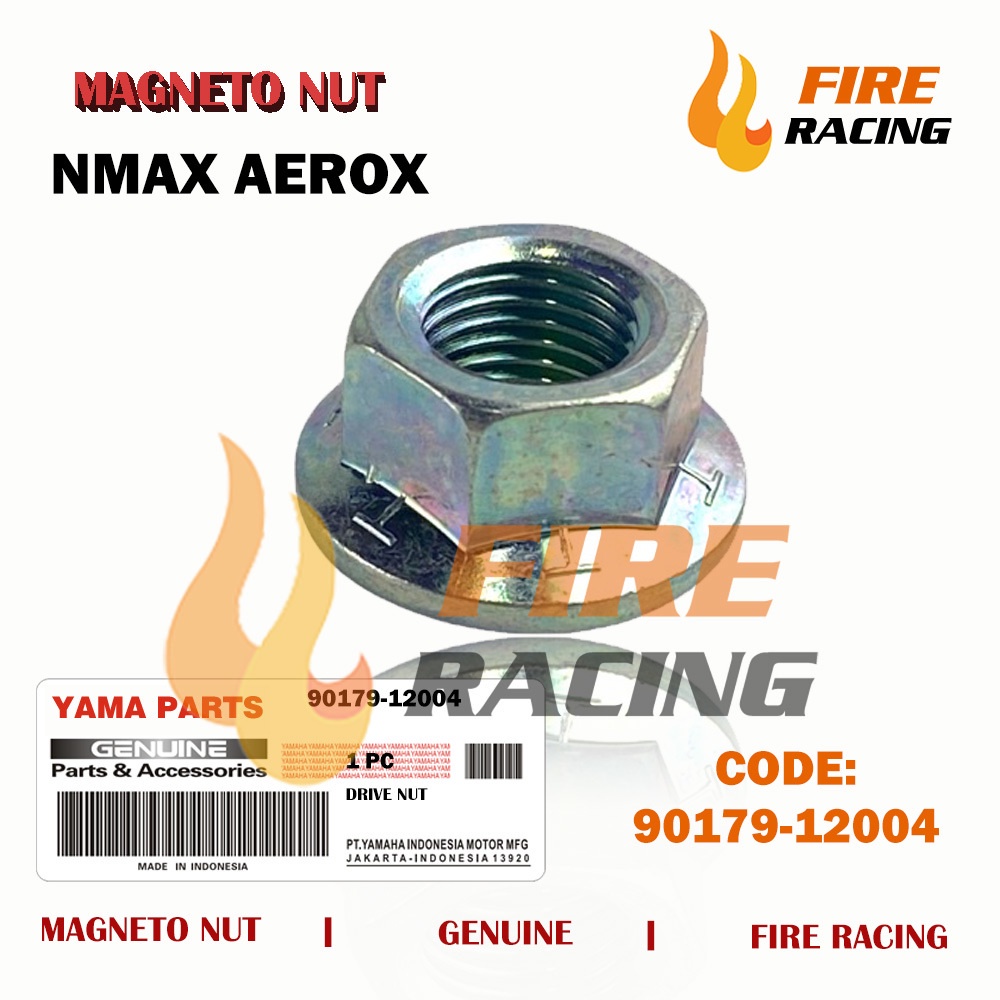 R5 B17 90179-12004 Anti Loose thread lock nut & Magneto Nut NMAX AEROX ...