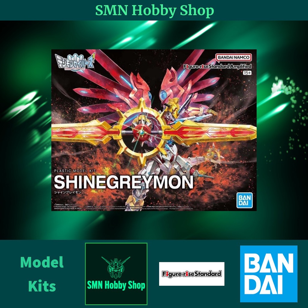 FRS Figure-Rise Standard Amplified Shinegreymon Toys Plastic Model Kit [Digimon] (Bandai ...