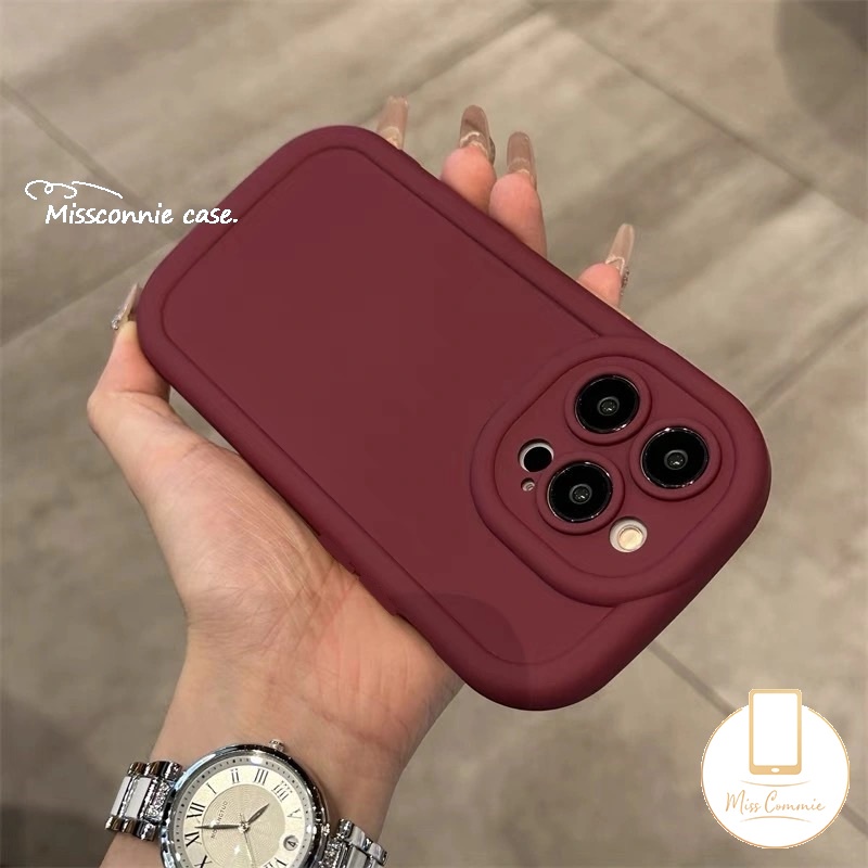Luxury Skin Feel Cream Puffs Simple Phone Case Compatible for IPhone 14 ...