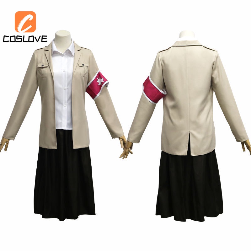 Attack on Titan Pieck Finger Cosplay Full Set Costume Suit For Woman ...