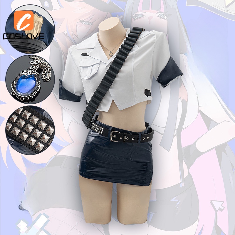 Panty & Stocking with Garterbelt Panty Anarchy Cosplay Full Set Costume ...
