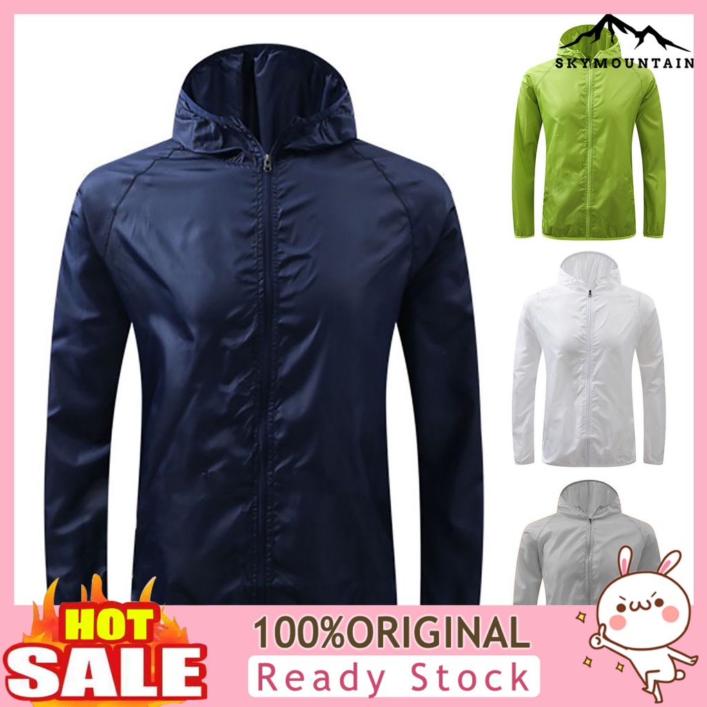 [SKI] Outdoor Jacket Quick Dry Simple Long Sleeve Thin Color Women Coat ...