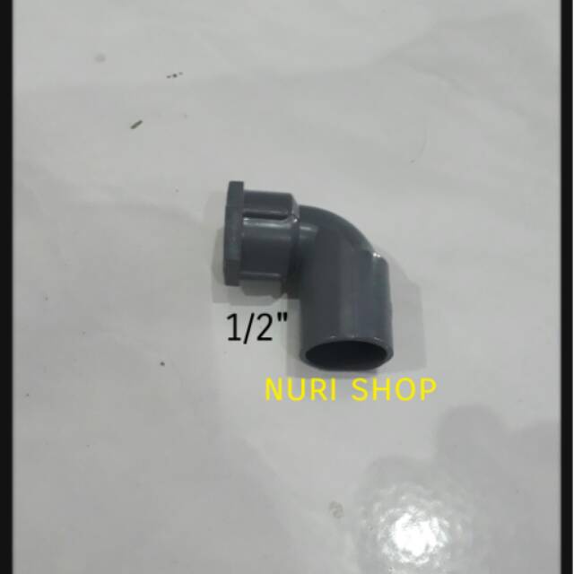 Keni drat In/ elbow drat In/ KDD/ Faucet elbow pvc 1/2" | Shopee Malaysia