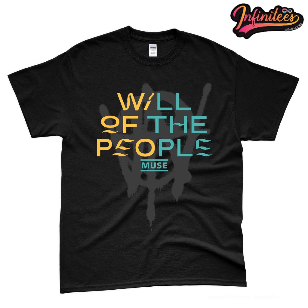 READY STOCK Top Quality Metal Band Tshirt Custom Print Streetwear Muse ...