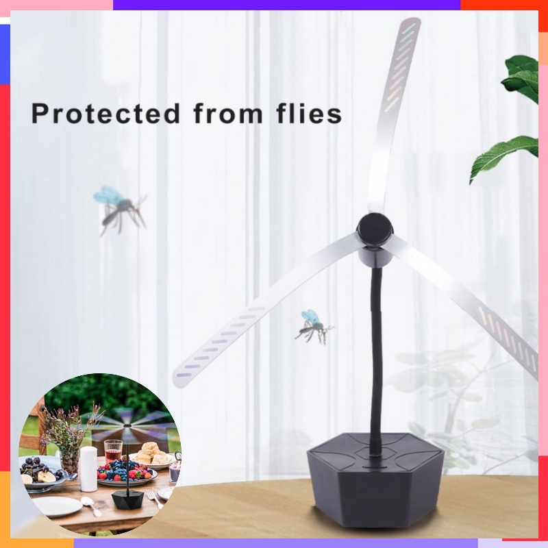 Battery/USB Automatic Repellent Fan Fly Bug Pest Repeller Mosquito ...