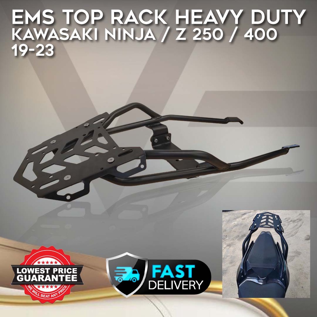EMS Top Rack Heavy Duty For Kawasaki Modenas Z250/Z400 Monorack (2019 ...