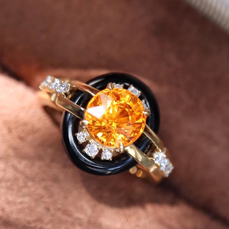 Fanta Stone Ring Retro Colorful Jewelry | Shopee Malaysia