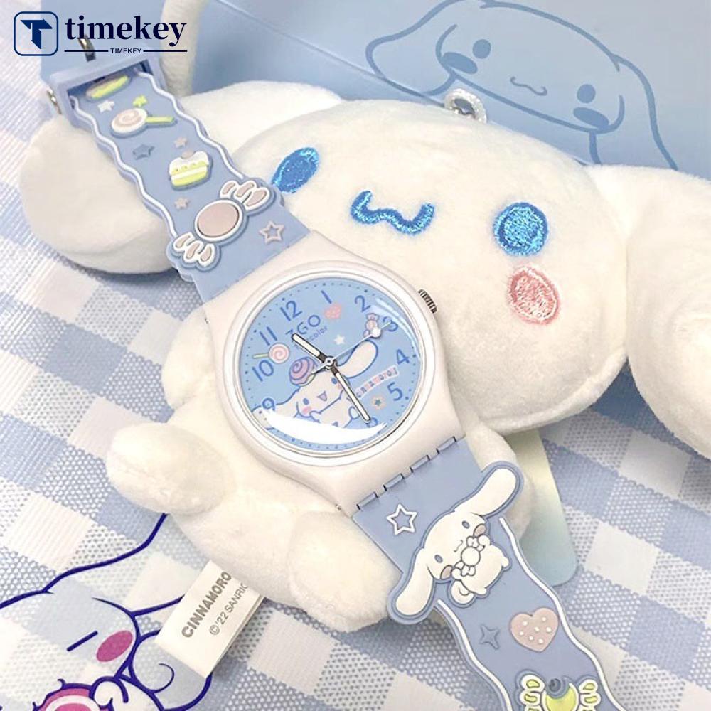 TIMEKEY Cute Sanrio My Melody kuromi Cinnamoroll Kids Watch with Jelly ...
