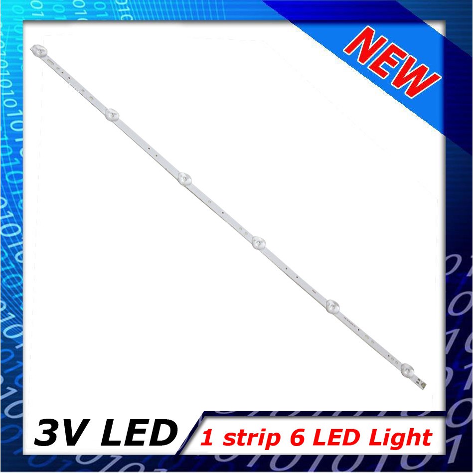 3V Backlight LED TV Lamp- Universal Backlight 32-65inch- 1 strip 6 LED ...