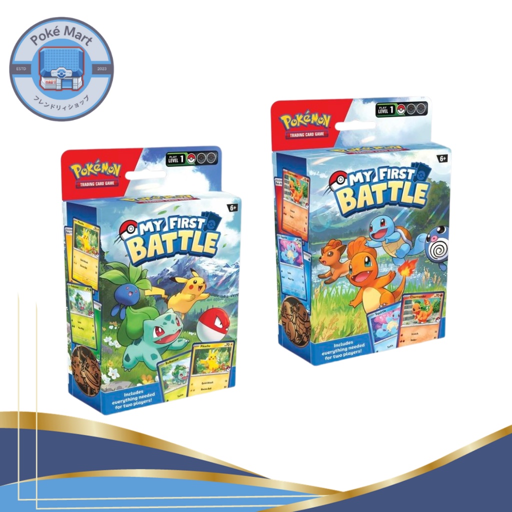 Pokémon TCG: My First Battle Deck (Charmander & Squirtle) (Pikachu ...