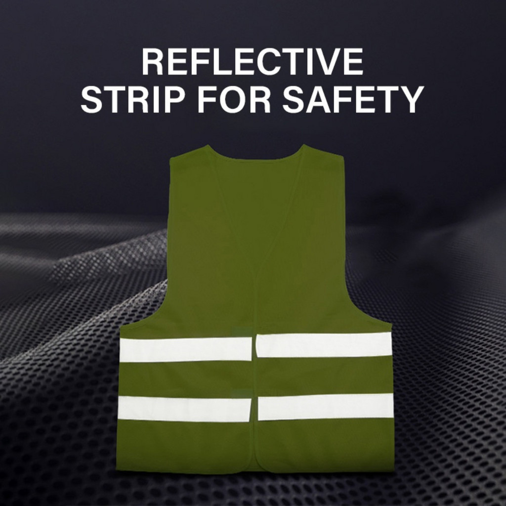 Construction Site Sanitation Reflective Vest Jacket Mesh Fabric Labor ...